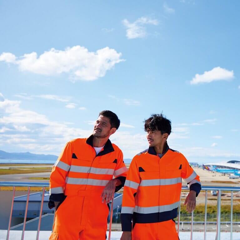 【2024SS 新商品】高視認ツナギ E7803 - 株式会社Asahicho｜ワークウェアの企画・製造販売を行う広島県府中市のアパレルメーカー